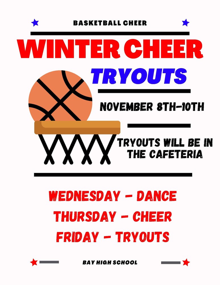 Cheer Posters Tryouts
